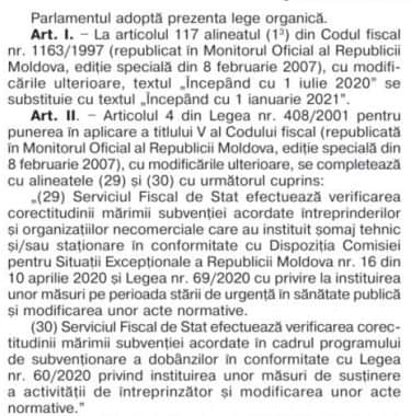 Modificarea codului fiscal de azi pe mîine - Contabil News | Noutăţi contabile din Moldova pe scurt.